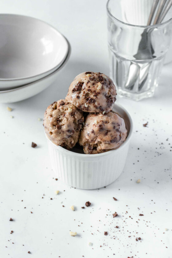 Almond Dark Chocolate Nice Cream - Encore & More