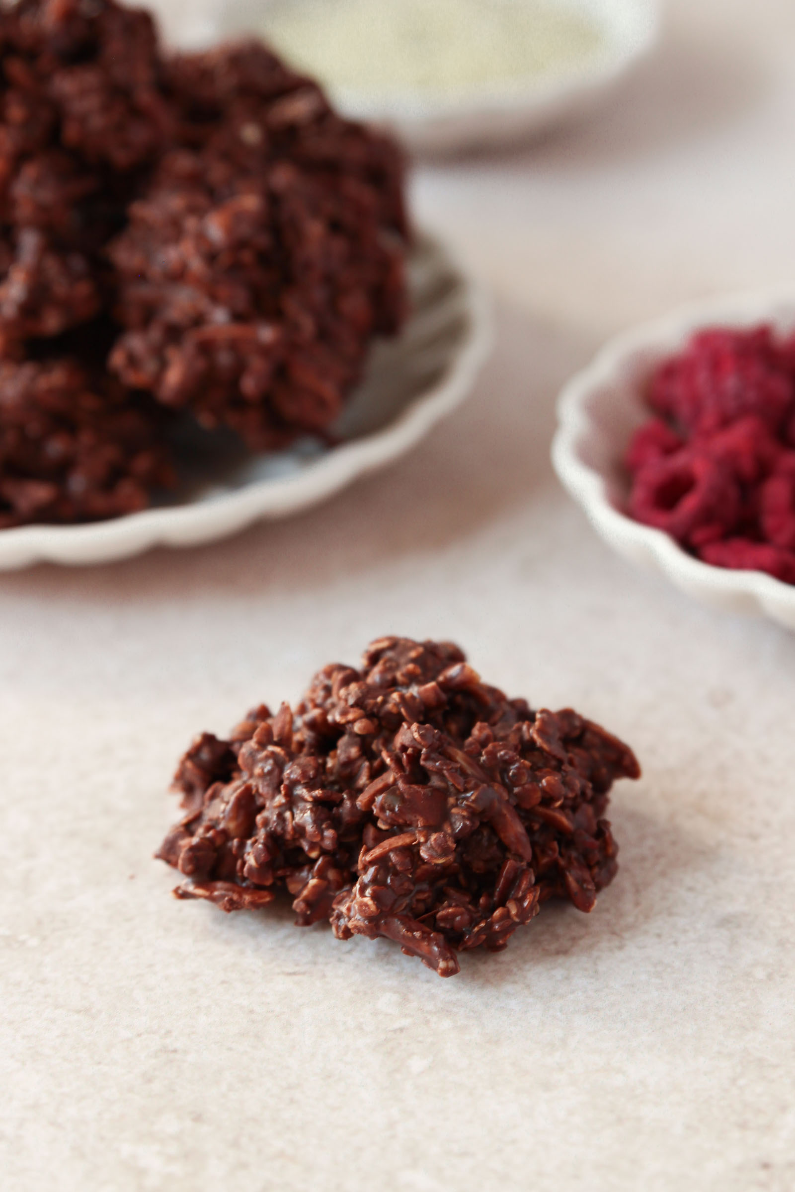 No-Bake Chocolate Berry Protein Crunchies - Encore & More
