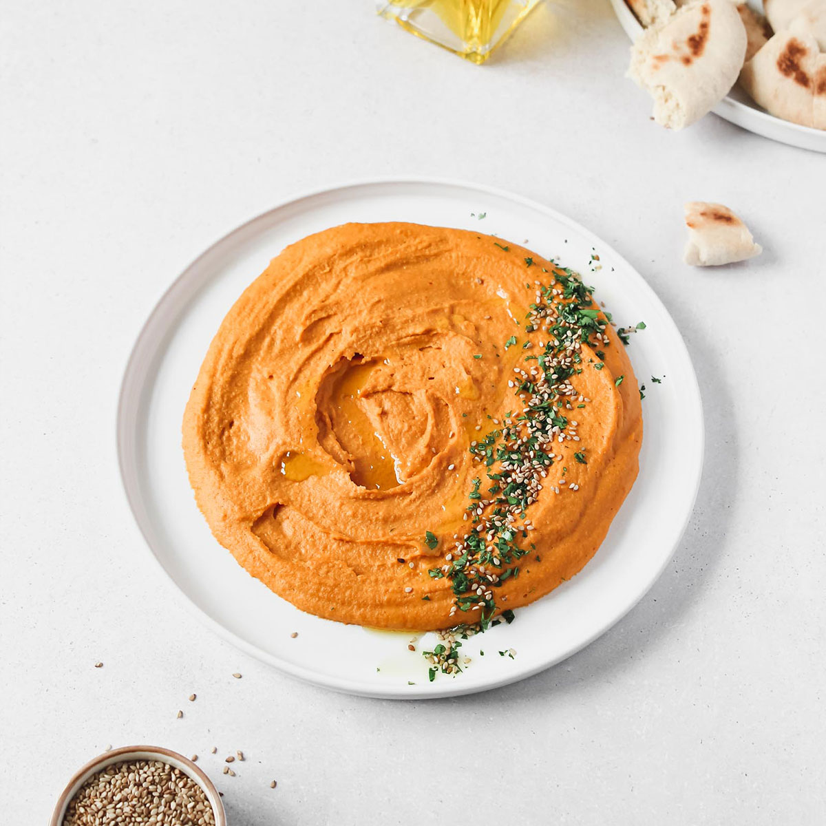 Creamy Harissa Hummus - Encore & More