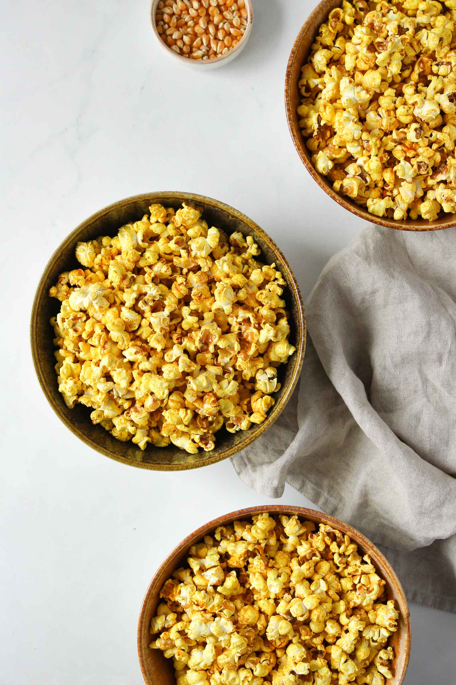 Spicy Curry Turmeric Popcorn - Encore & More