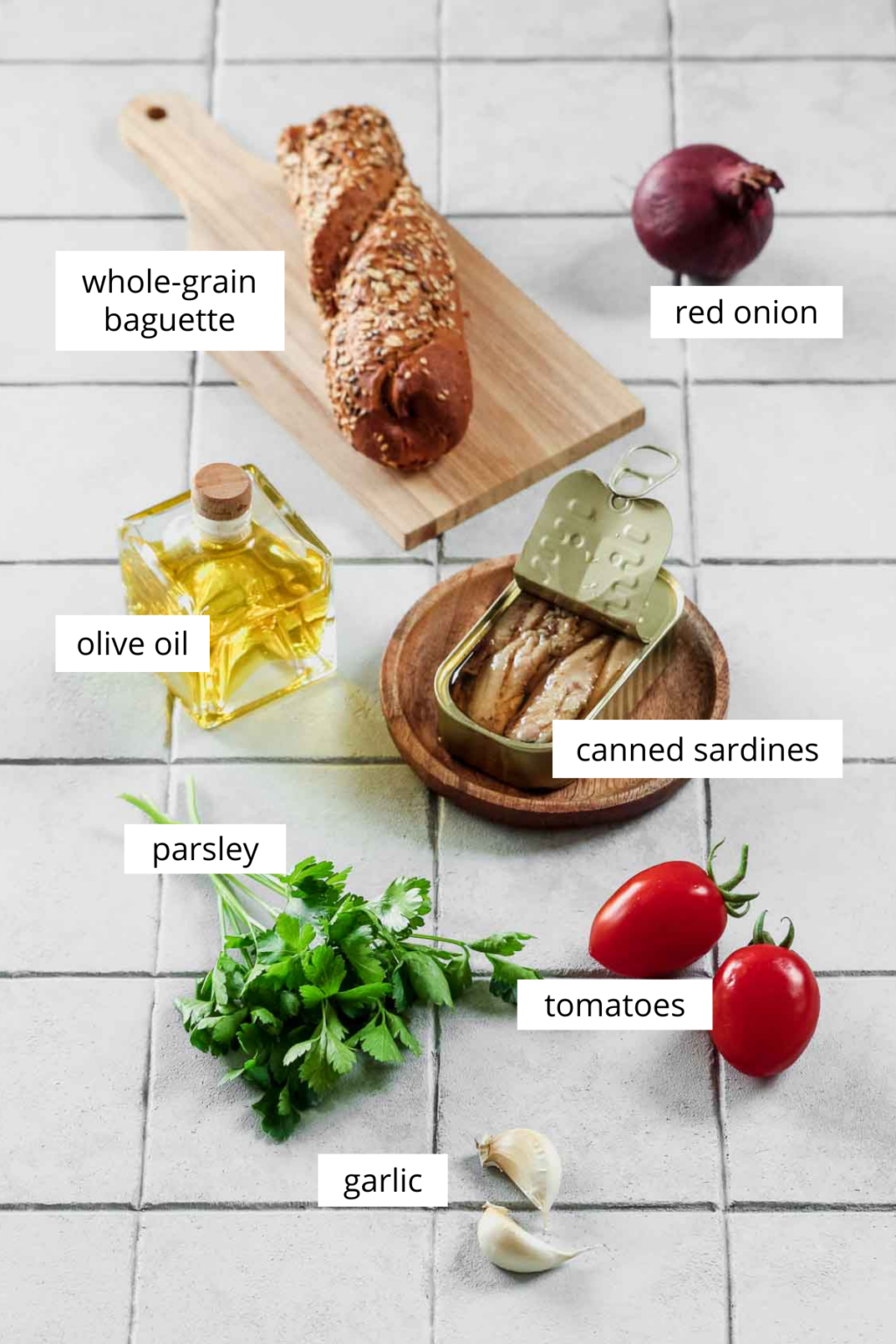 Sardines on Toast with Tomato and Red Onion - Encore & More
